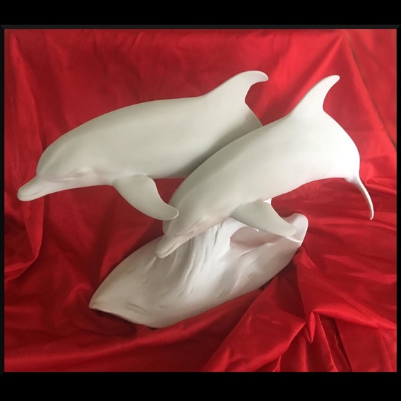 kaiser porcelin | Accents | Vintage German Dolphin Figurines | Poshmark